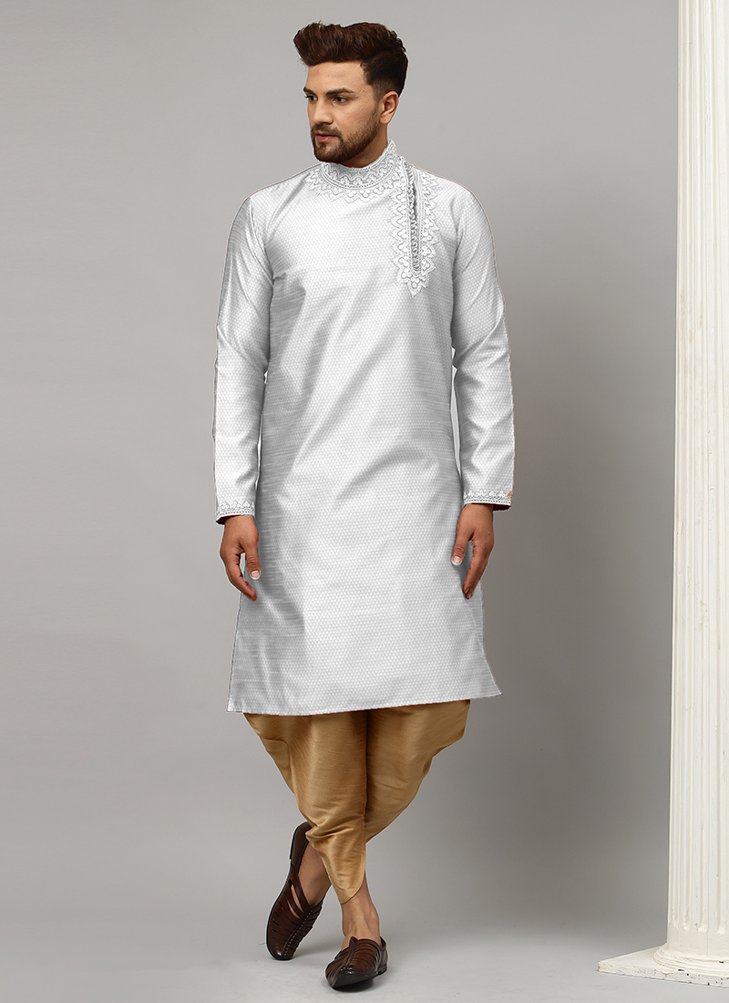 Dhoti Style Kurta Pyjamas: Latest Dhoti Style Kurta Pyjamas Online