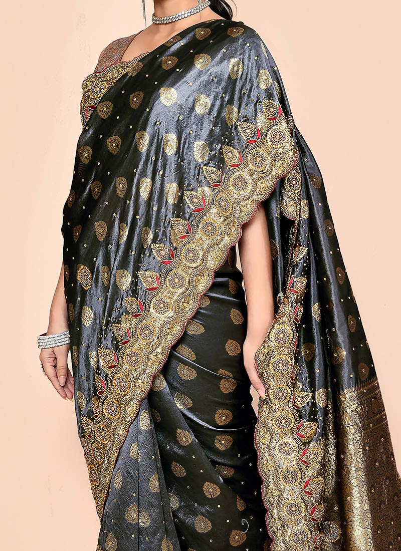 Shop Grey sarees online | Online Grey sarees | Purchase Grey sarees online