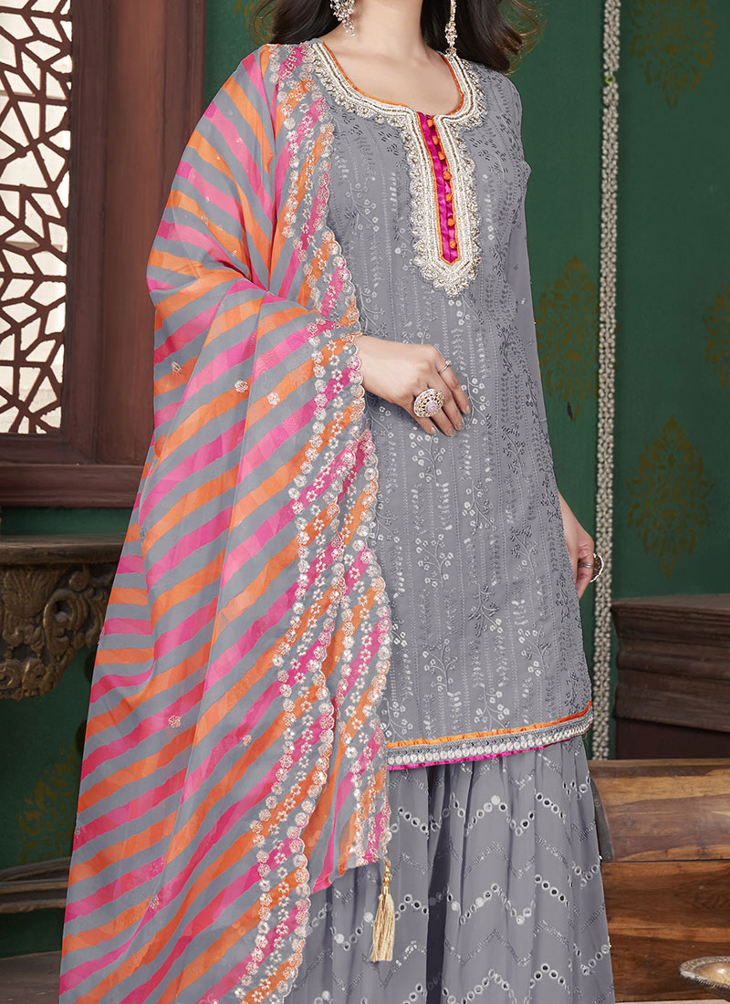 Latest Sharara Suits Designs For Women