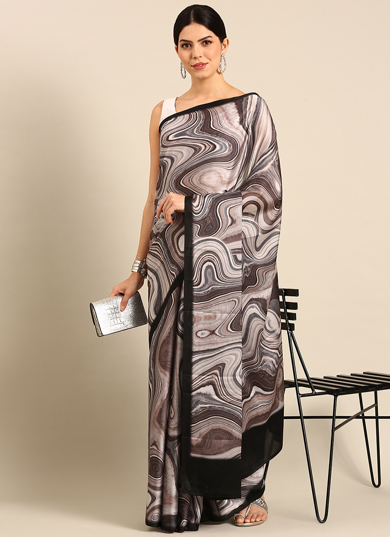 Buy Pure Chiffon Sarees | Get Pure Chiffon Sarees Online