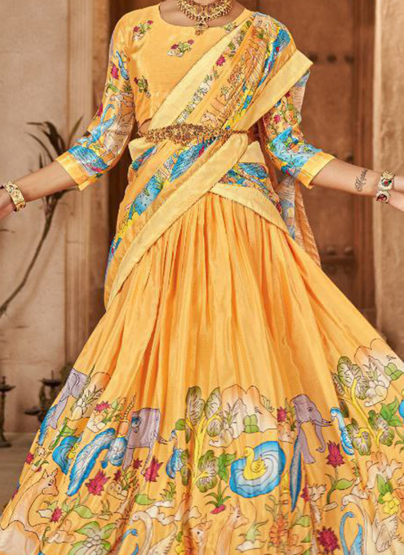 Stylish Yellow Lehengas For Women's Trendy Outfits Online