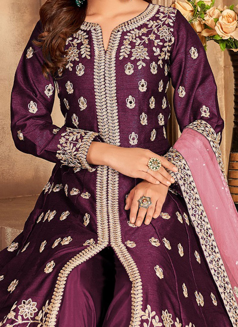 Buy Purple Salwar Kameez | Online Indian Wedding Purple Salwar Kameez