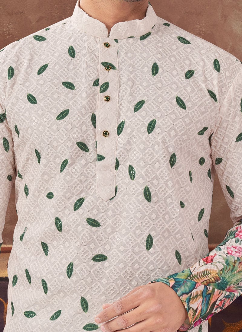 Buy Designer Kurta Pajamas for Men Online in USA at Cbazaar