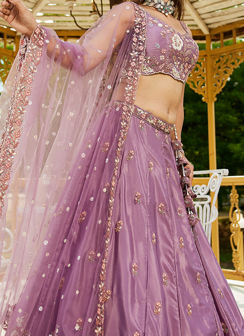 Buy Purple Color Lehenga Choli Collections Online -Cbazaar