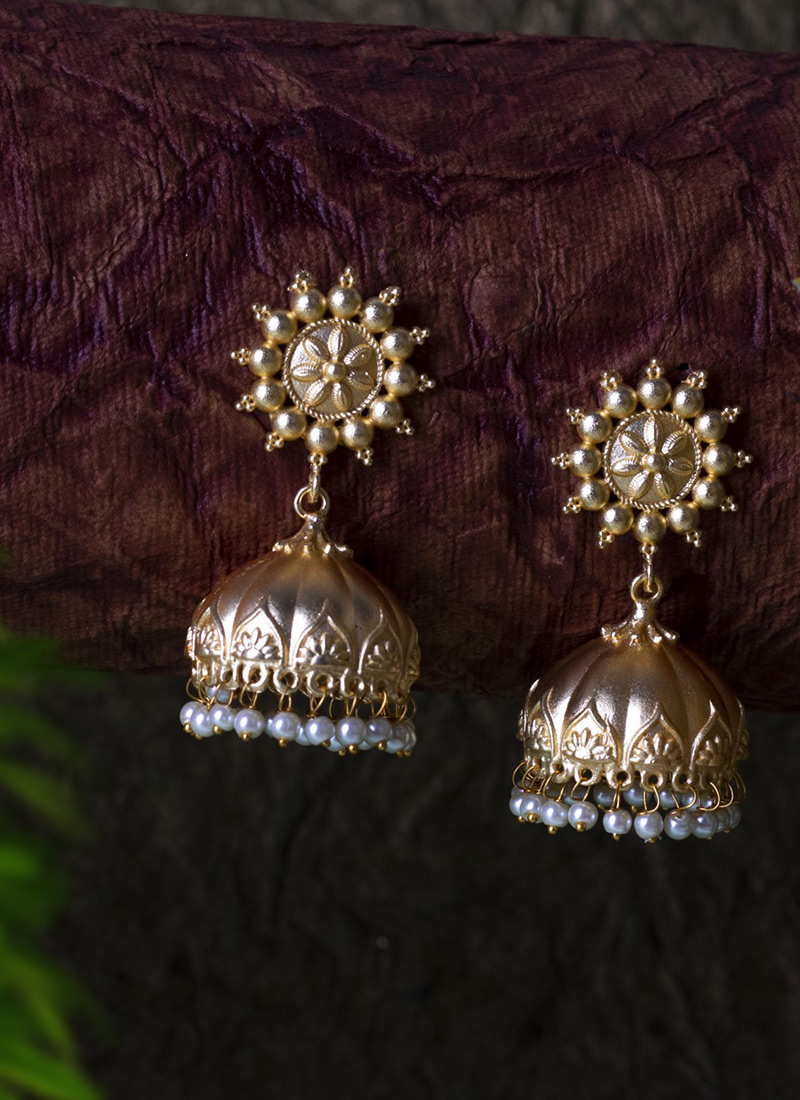 Latest Jhumka Style Earrings Collection - Cbazaar