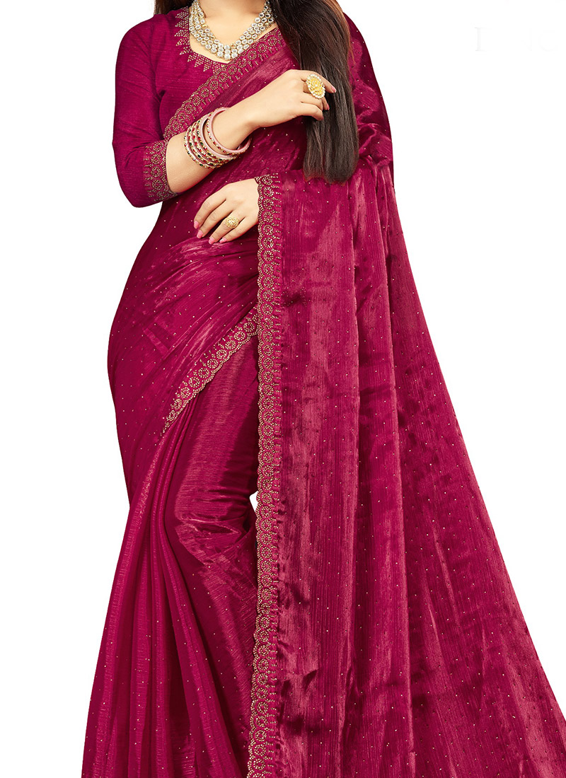 Purchase Magenta sarees online | Buy Magenta sarees online | Online ...