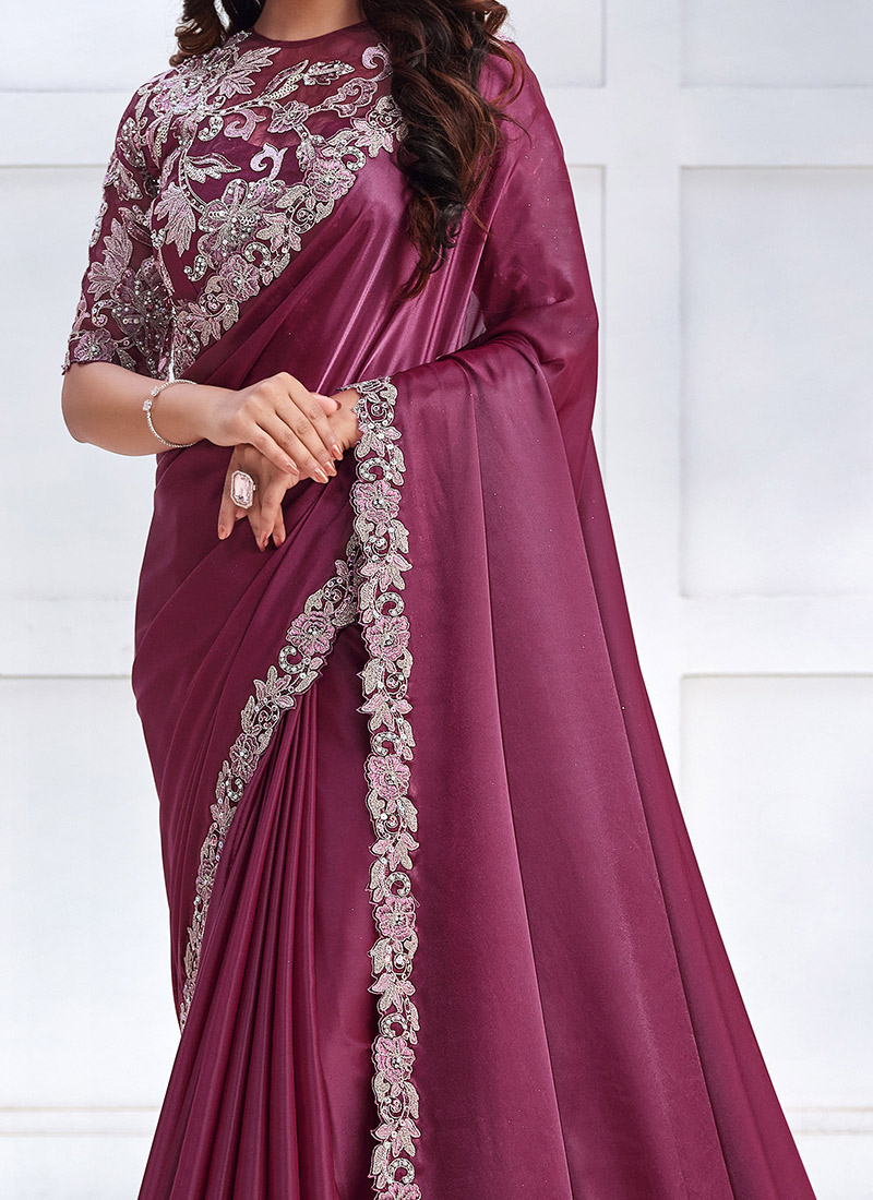 Purchase Magenta sarees online | Buy Magenta sarees online | Online ...