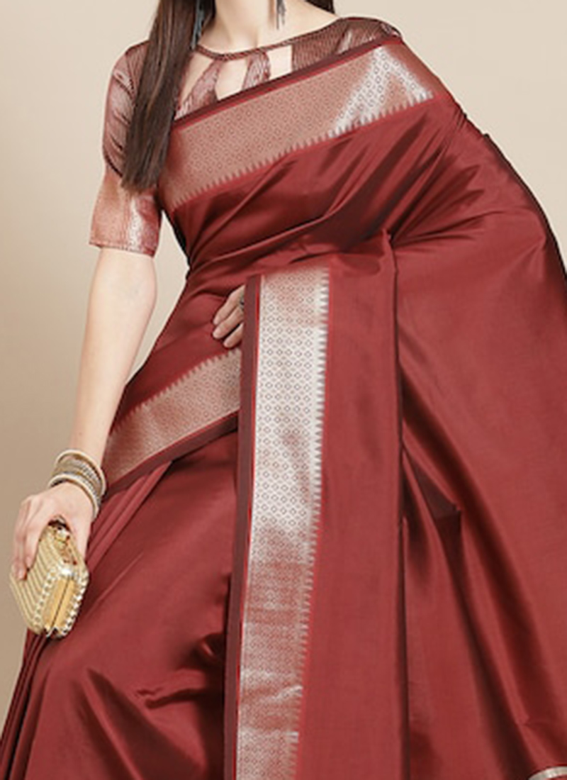 Maroon Saree | Buy Maroon Sarees Online Shopping - Cbazaar
