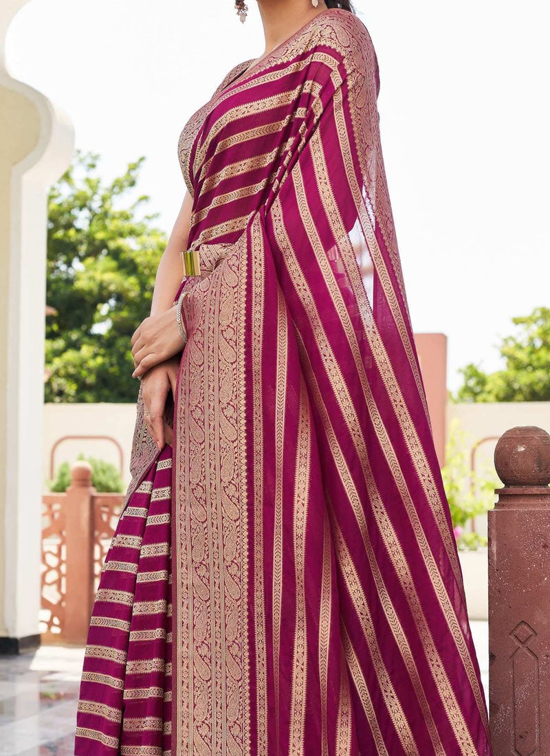 Maroon Saree | Buy Maroon Sarees Online Shopping - Cbazaar