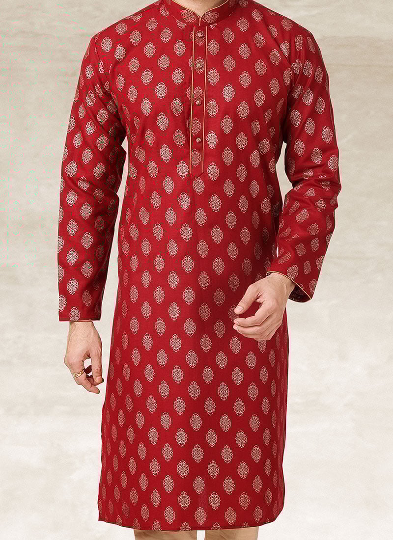 Buy Designer Kurta Pajamas for Men Online in USA at Cbazaar