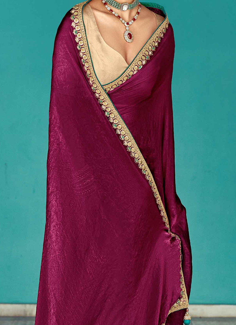 Maroon Saree | Buy Maroon Sarees Online Shopping - Cbazaar
