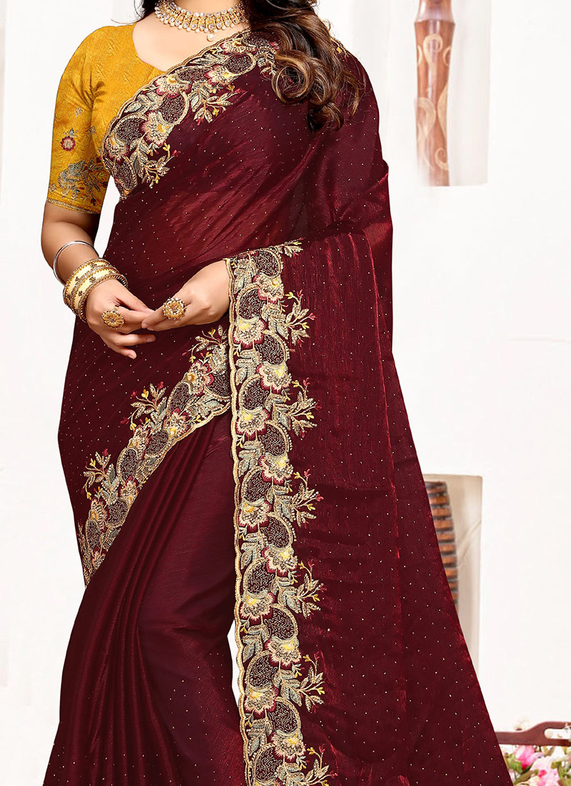 Border Saree : Buy Designer Border Saree Online Collection