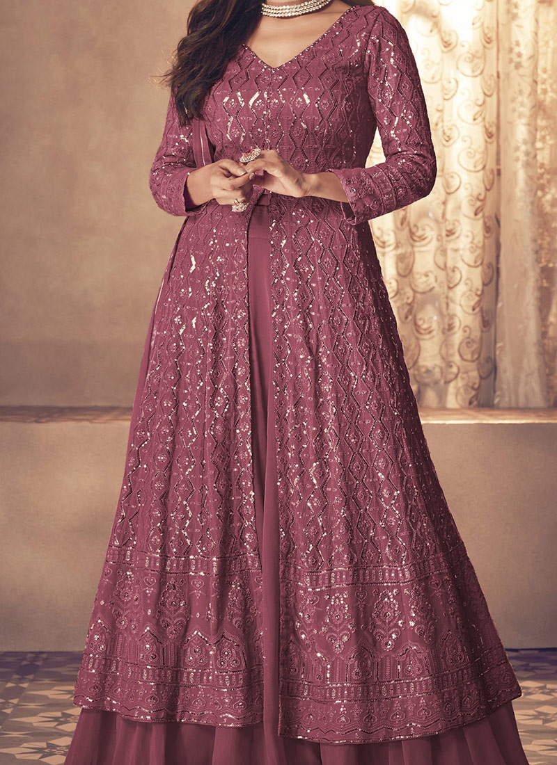 Buy Designer Lehenga With Long Top Choli Online