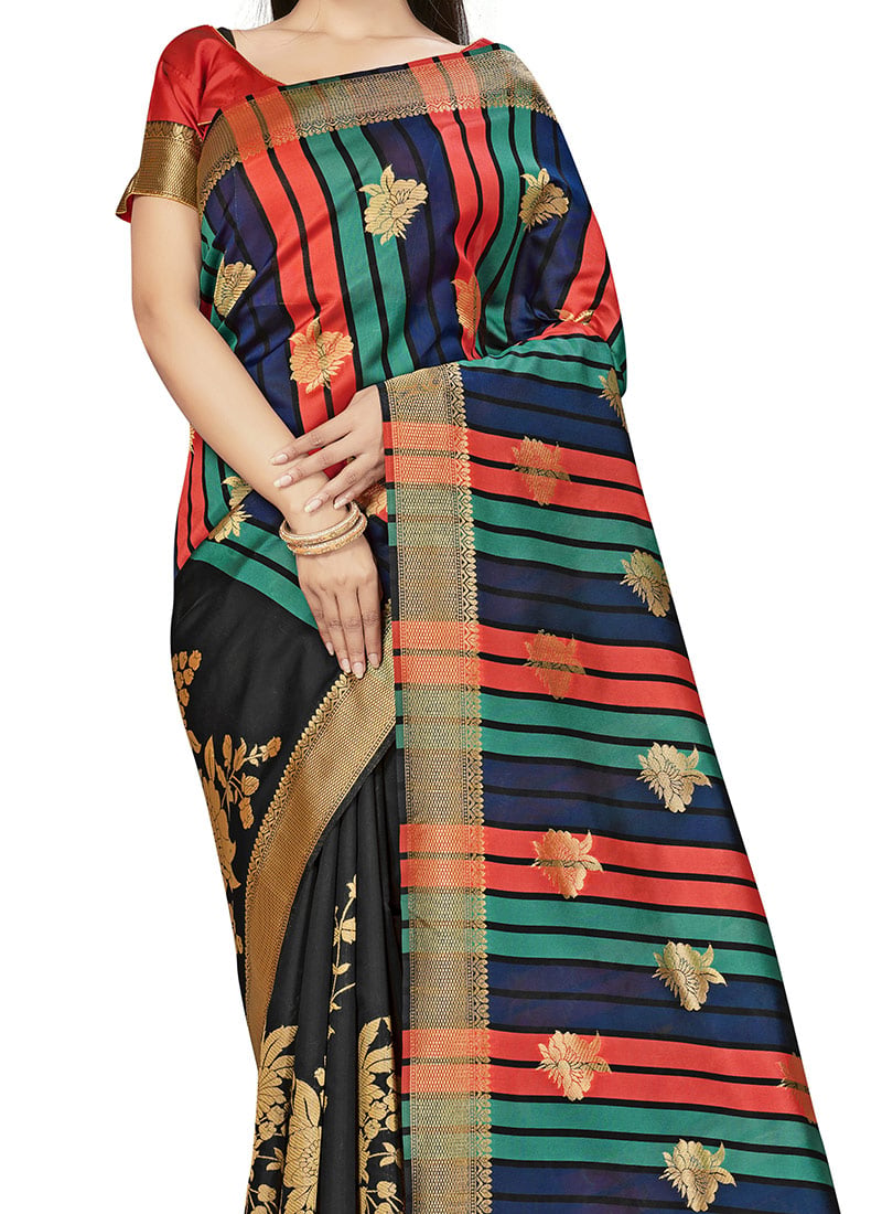 Purchase Multicolored Sarees Online | Buy Saree Collections
