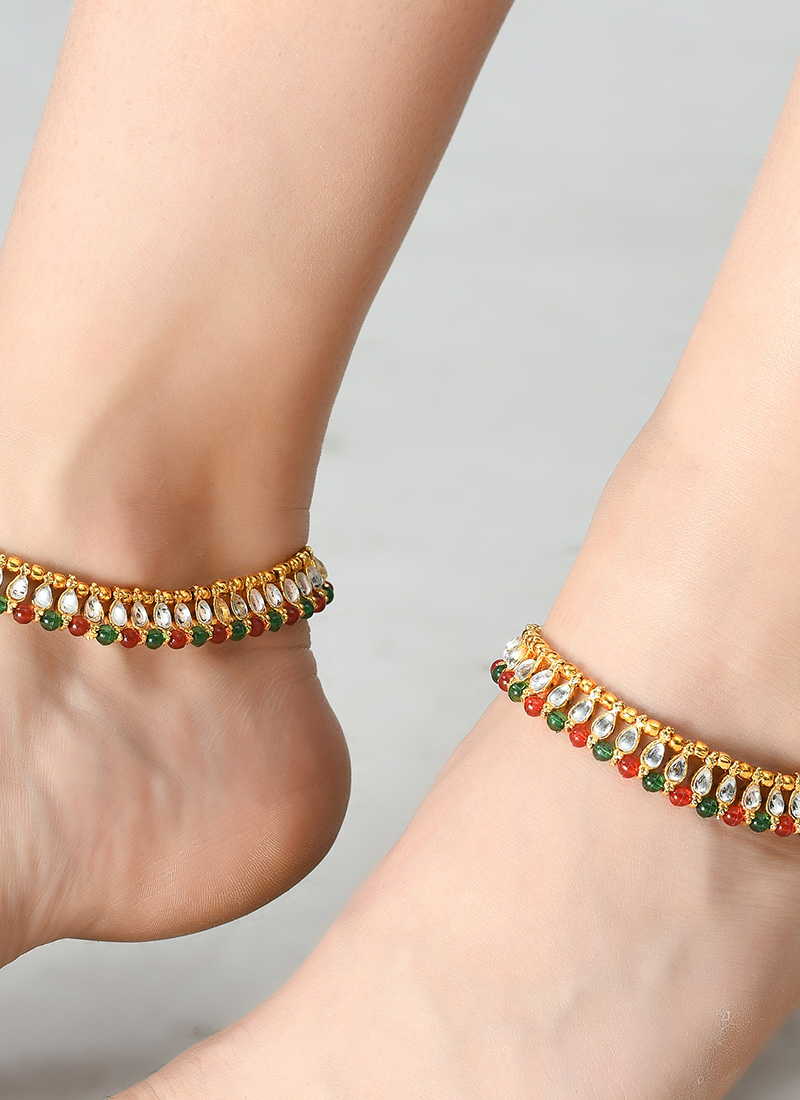 Anklets Designs Set Online | Buy Anklets Set For Women