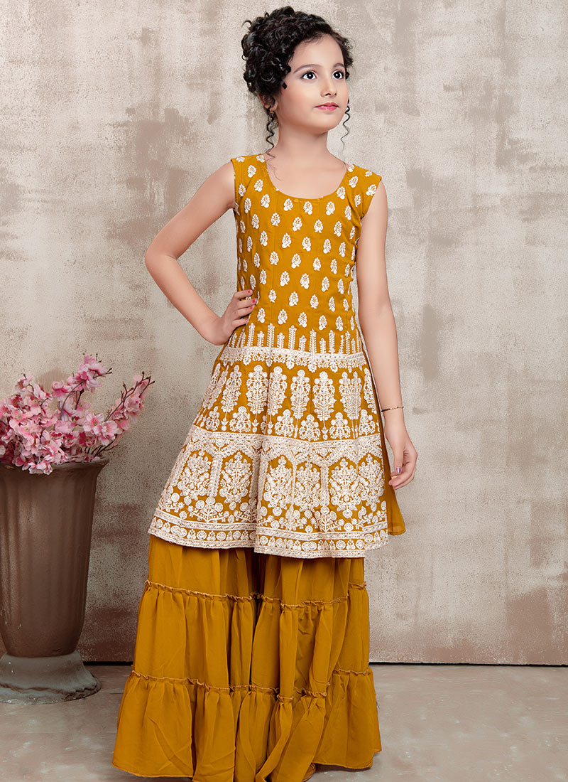 Kids Girls Sharara Suit for Kids Girls - buy Kids Girls Sharara Suit ...