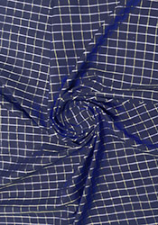 Buy Navy Blue Polyester Fabric Online at Best Price | Cbazaar