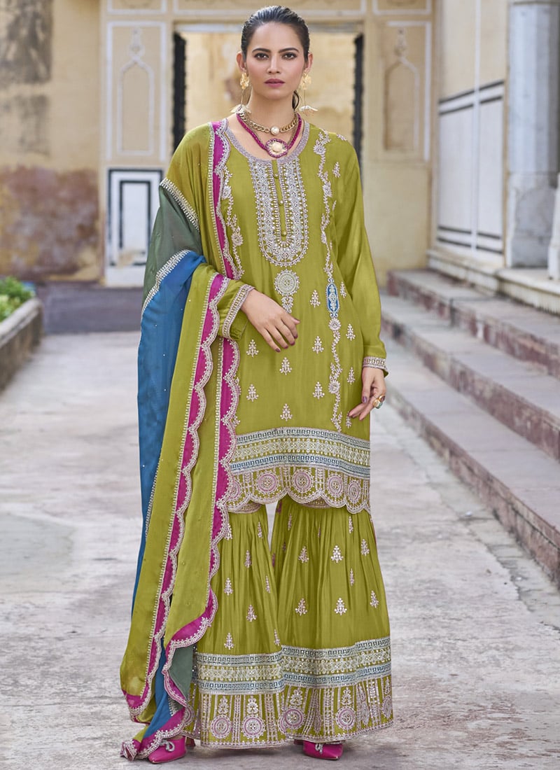 Buy Traditional Sharara Suit Online in India - Cbazaar