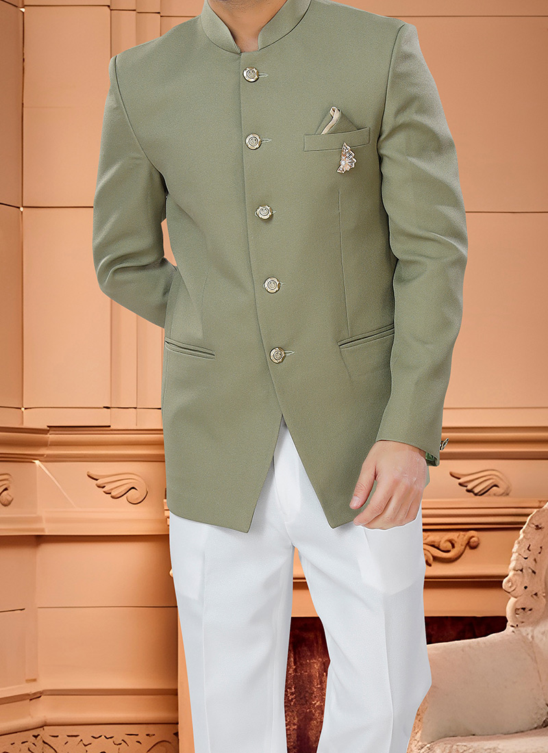 Trendy Designer Green Men's Suits Online -Cbazaar