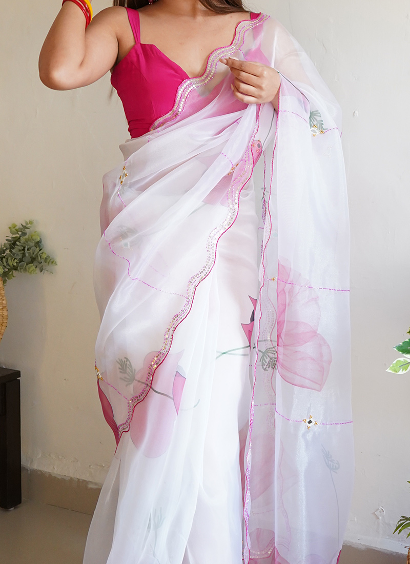 Shop Cut Work Sarees Online | Buy Online Cut Work Sarees