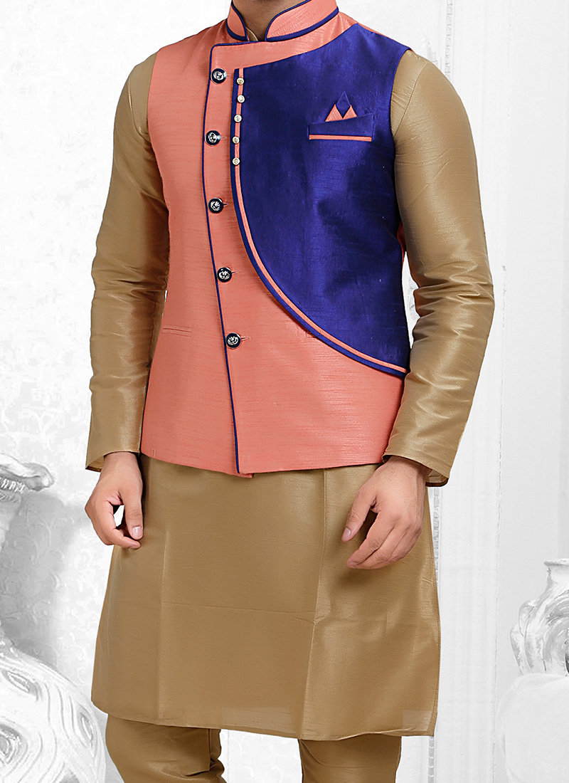 Shop Trendy Peach Jackets for Men Online at Cbazaar