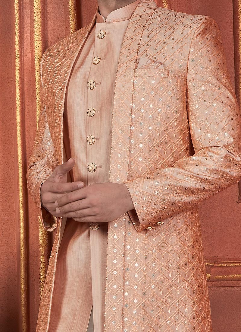 Buy Sherwani: Latest Designer Sherwani For Men Online In USA