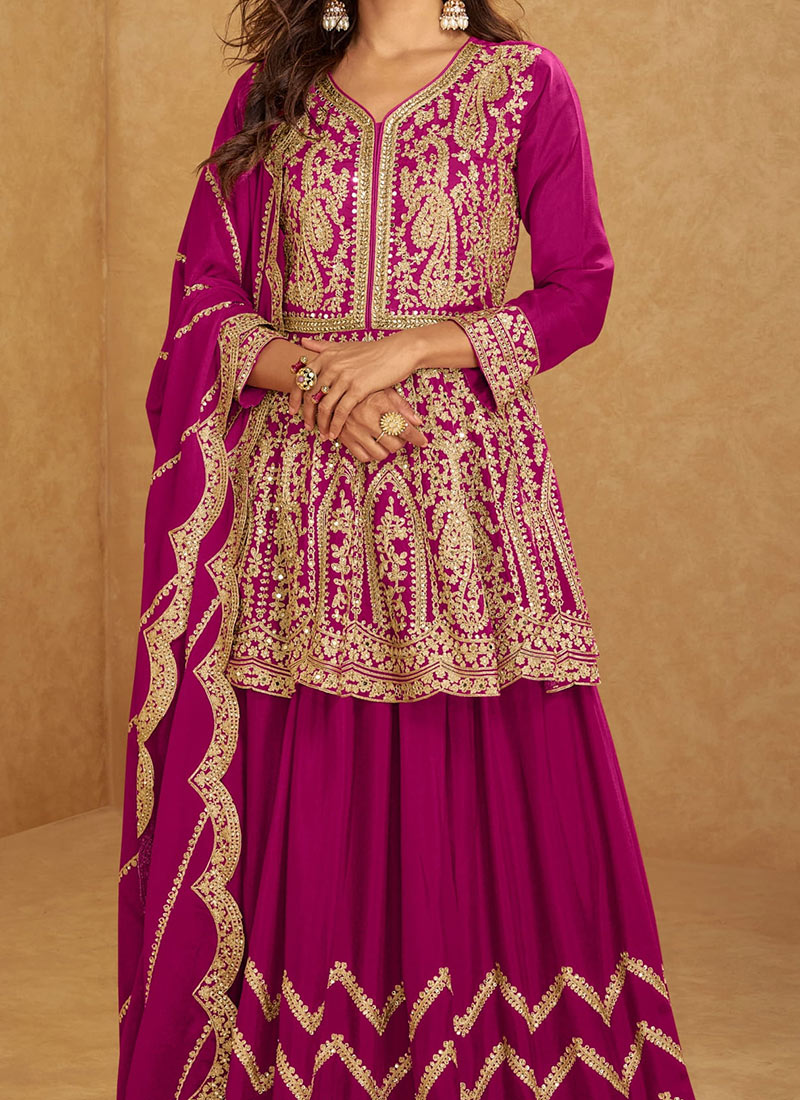 Buy Designer Lehenga With Long Top Choli Online