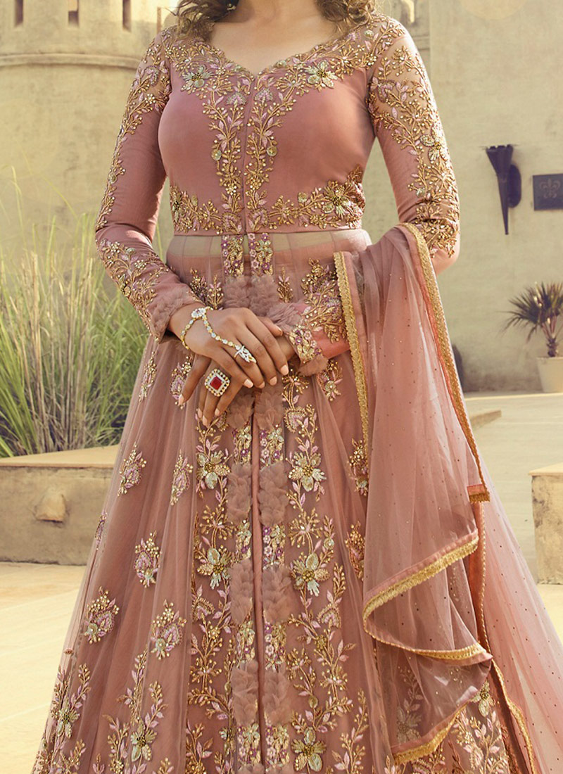 Buy Designer Lehenga With Long Top Choli Online