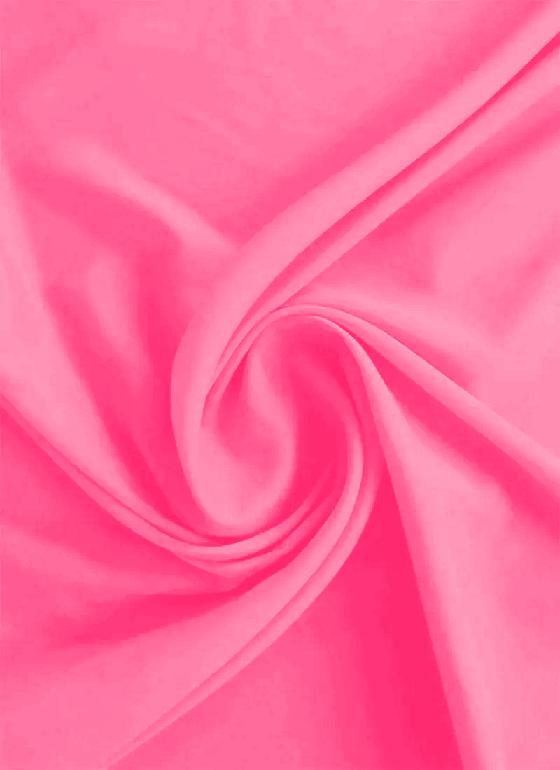 Shop Pink Faux Crepe Solid Fabric in UK - Cbazaar