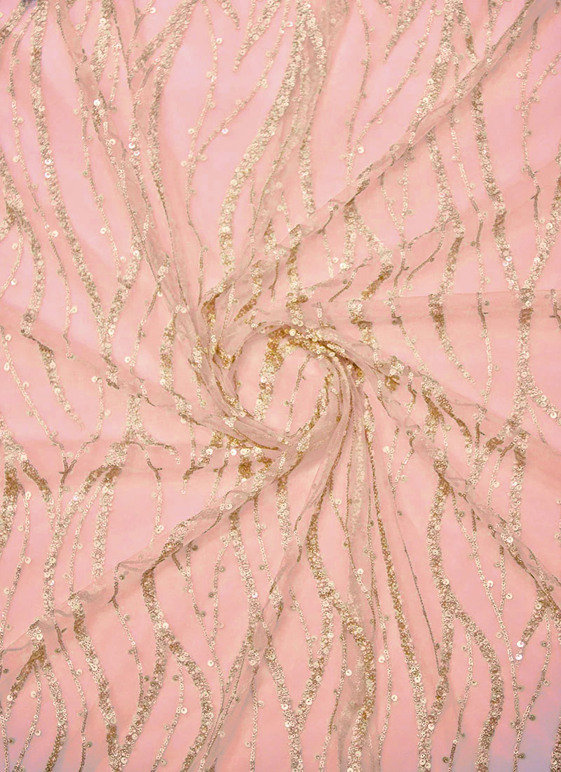 Buy Pink Net Fabric Online at Best Price | Cbazaar