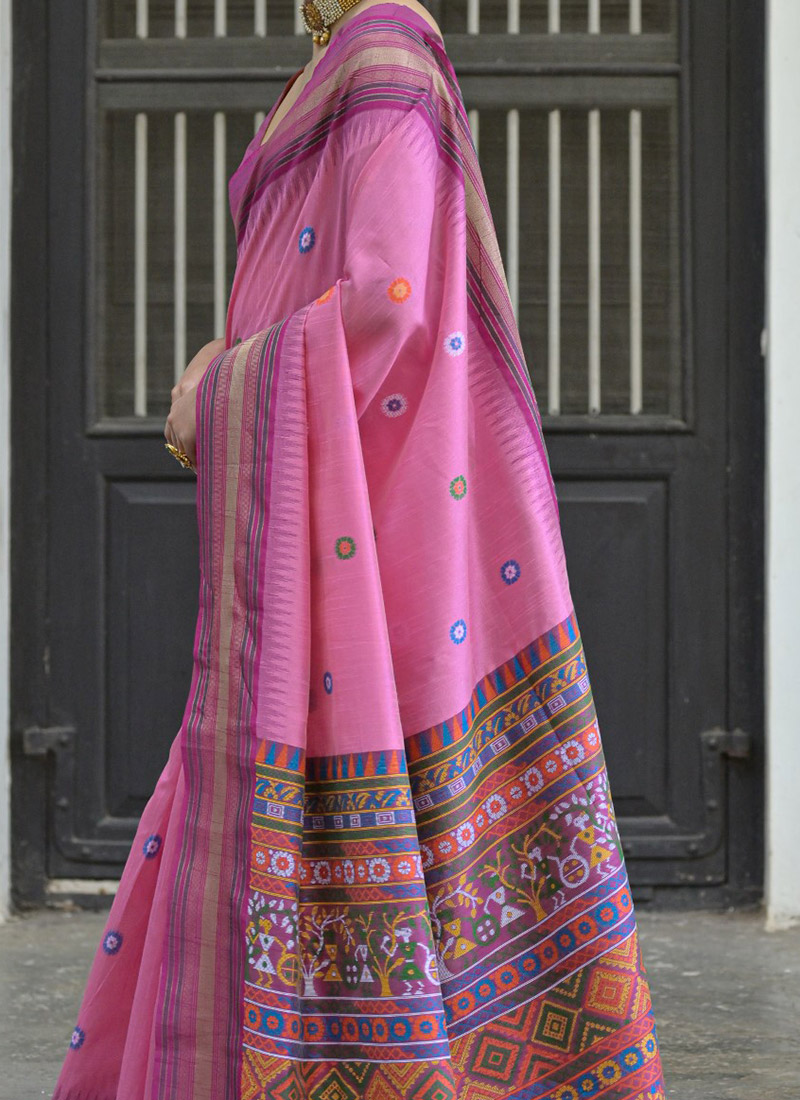 Latest Pink Sarees Designs For Women | Pink Wedding Sarees