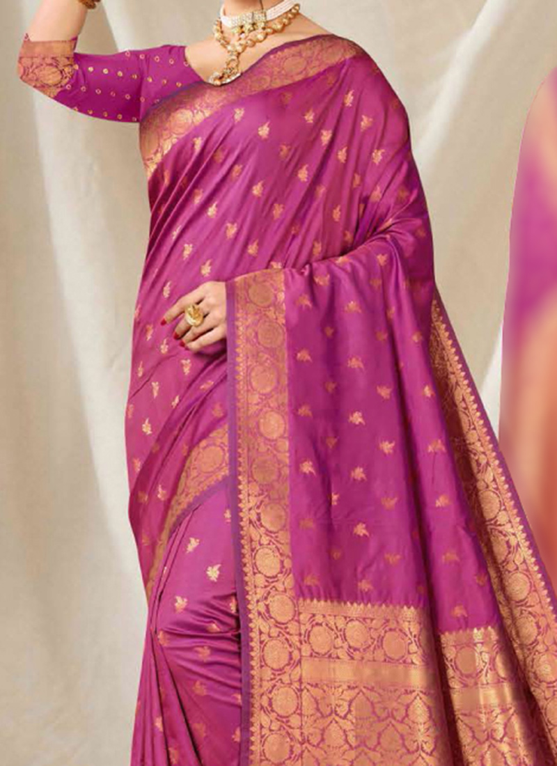 Latest Pink Sarees Designs For Women | Pink Wedding Sarees