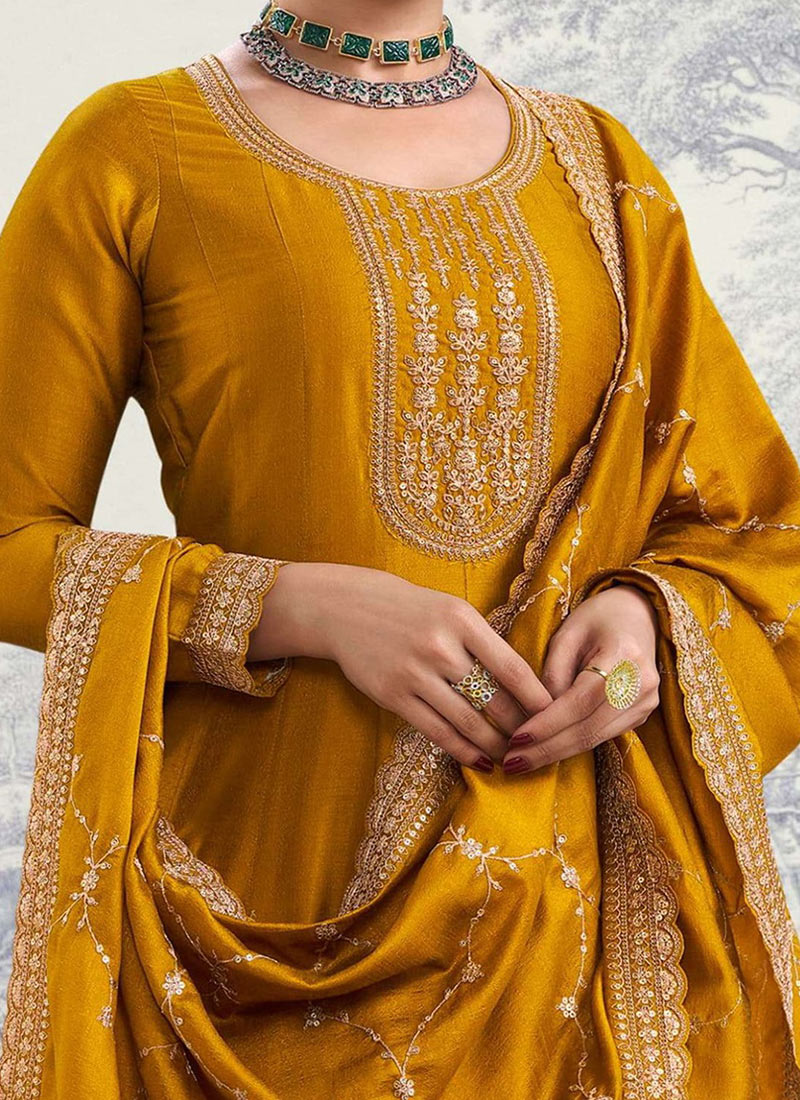 Buy Yellow Salwar Kameez | Latest Yellow Salwar Kameez Designs