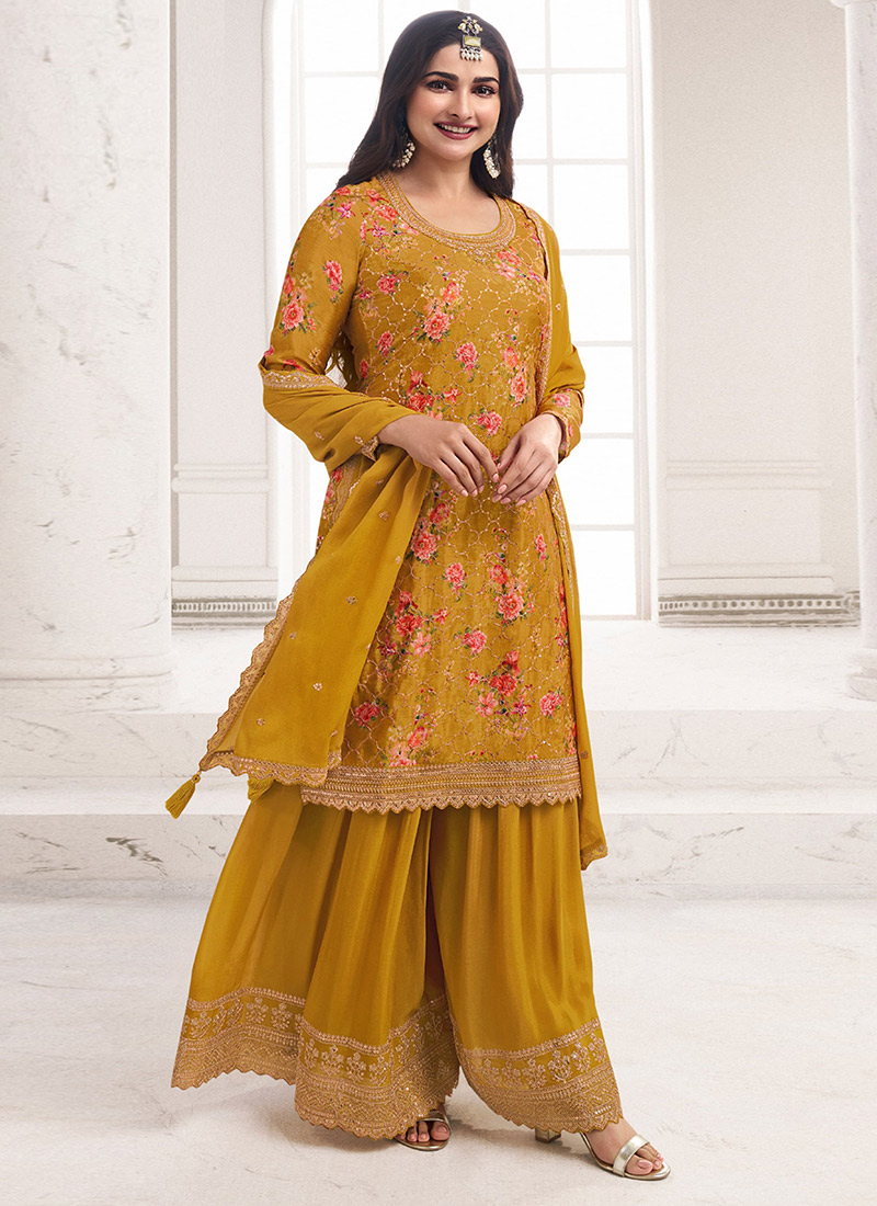 Buy Yellow Salwar Kameez | Latest Yellow Salwar Kameez Designs