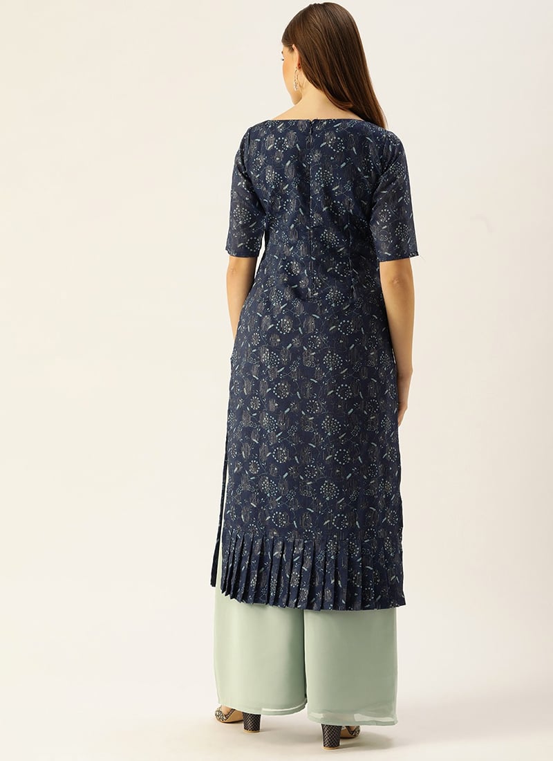 Buy Latest Blue Colour Kurta Sets Online