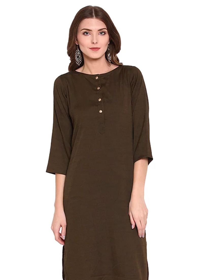 Buy Modern Brown Kurta Sets Online at Cbazaar