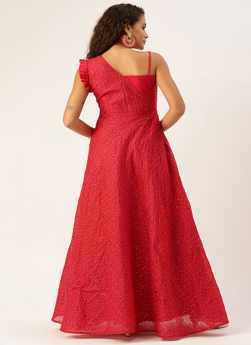 Buy Red Colour Indo Western | Online Red Indo Western Dresses
