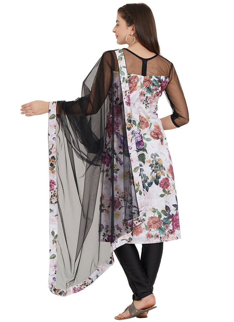 Buy Kids Girls Multicolor Satin Straight Pant Suit Online at Best Price ...