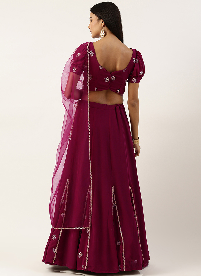Magenta Lehenga Online For Women Trendy Designer Collections