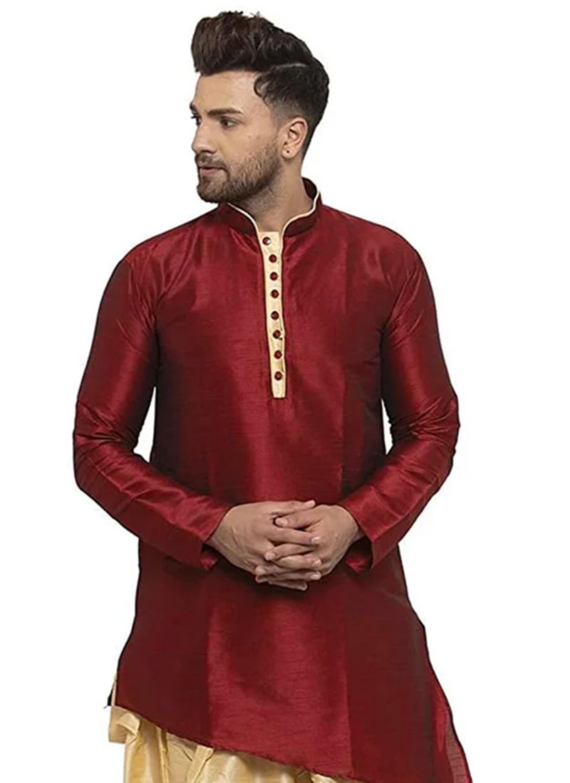 Dhoti Style Kurta Pyjamas: Latest Dhoti Style Kurta Pyjamas Online