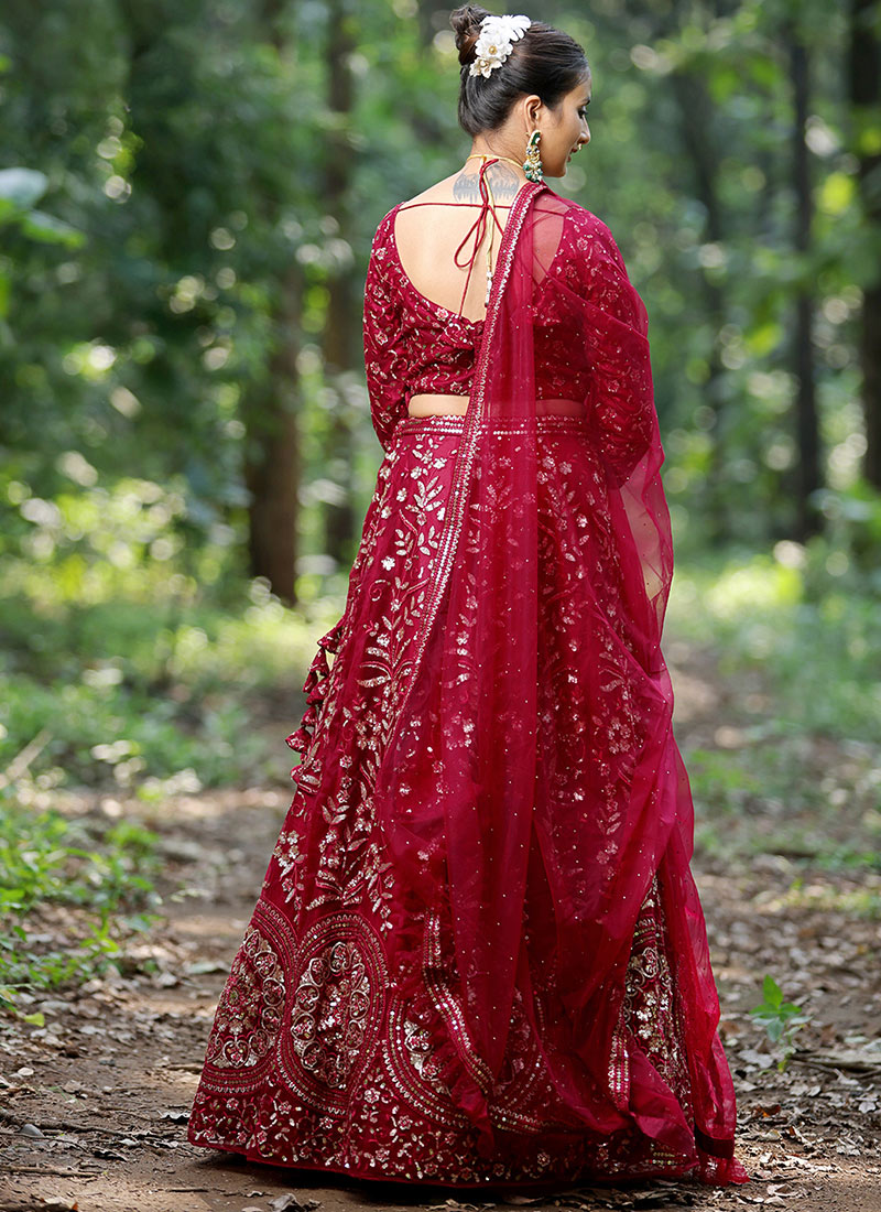Buy Latest Red Lehenga Dress Designs Online