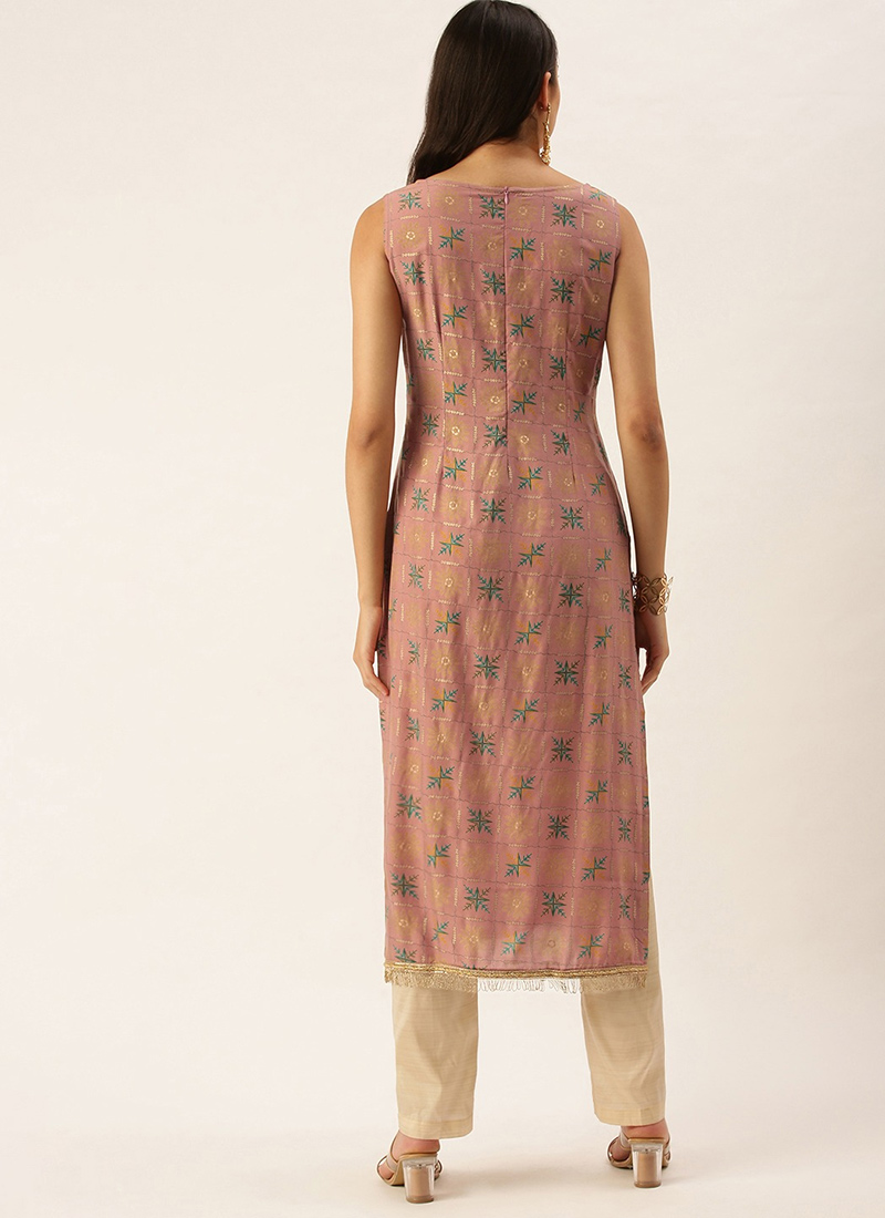 Buy Trendy Peach Colour Kurta Sets Online at Cbazaar