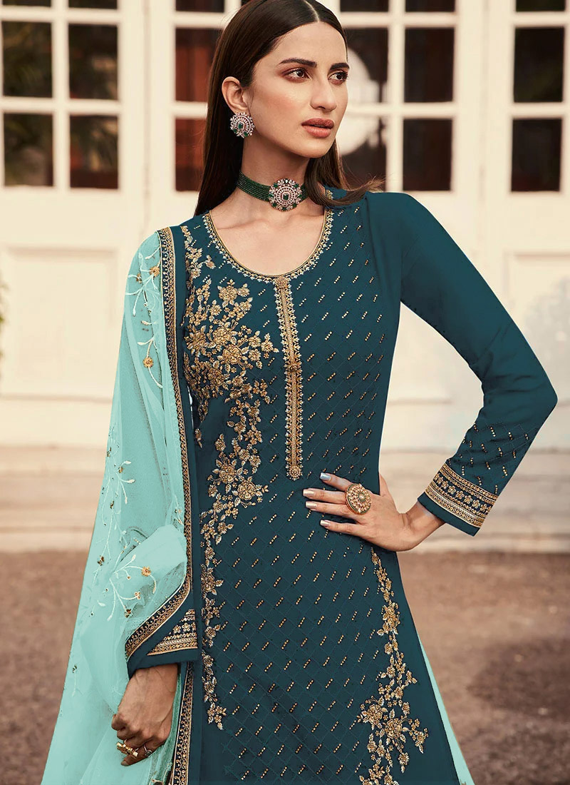 Buy Designer Lehenga With Long Top Choli Online