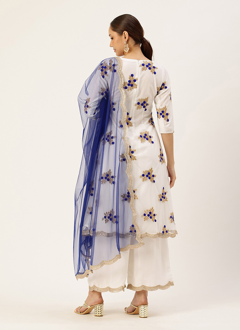 Shop Latest White Salwar Kameez Designs Online At Cbazaar