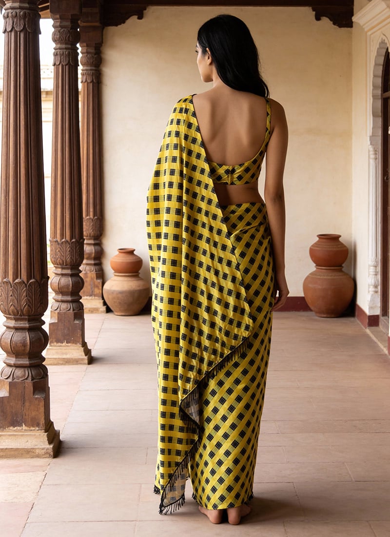 Buy Pre Draped Saree Online At Cbazaar