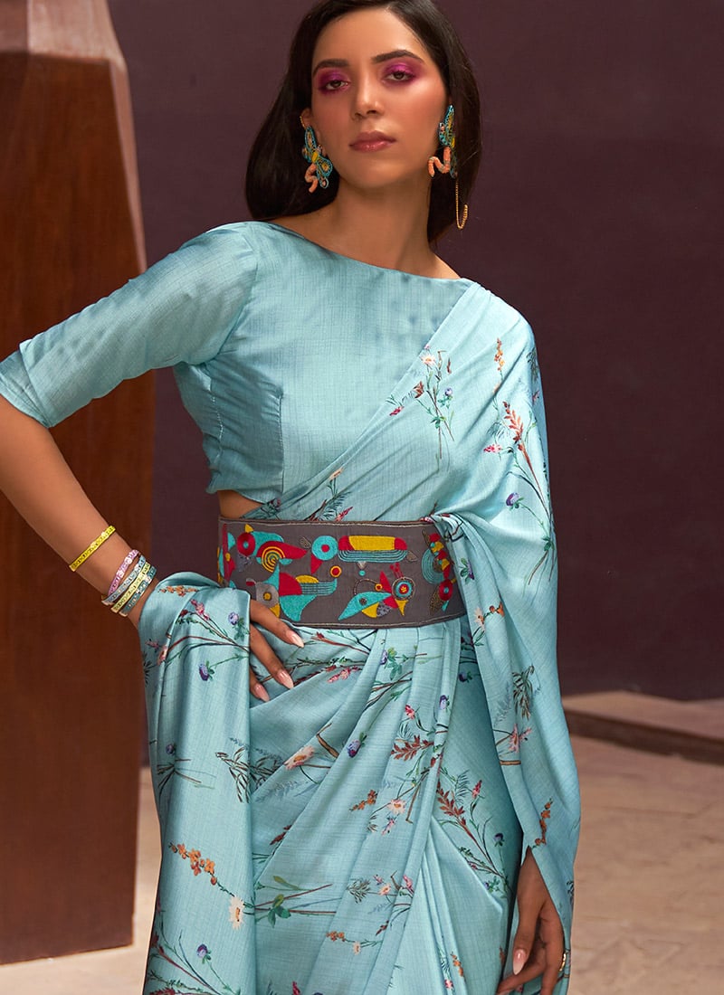 Blue Dresses Online | Buy Indian Ethnic Wear Blue Color | Blue Clothes ...