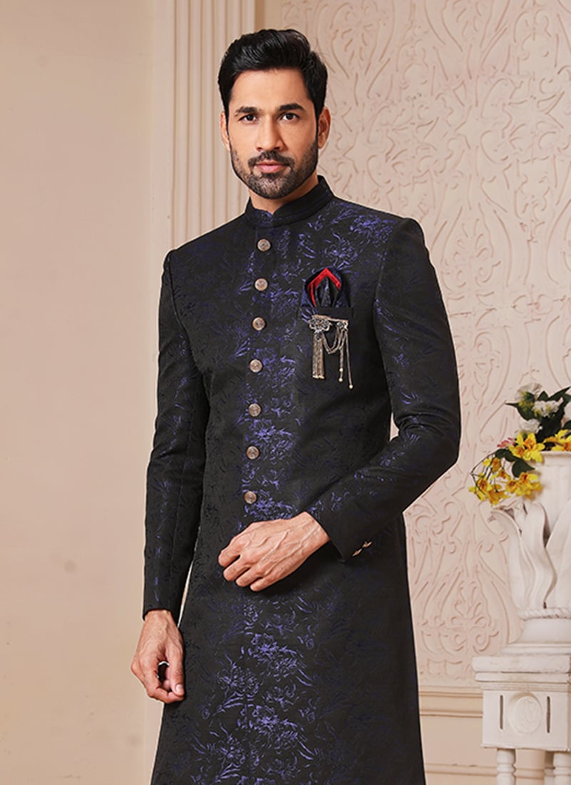 Buy Sherwani: Latest Designer Sherwani For Men Online In USA