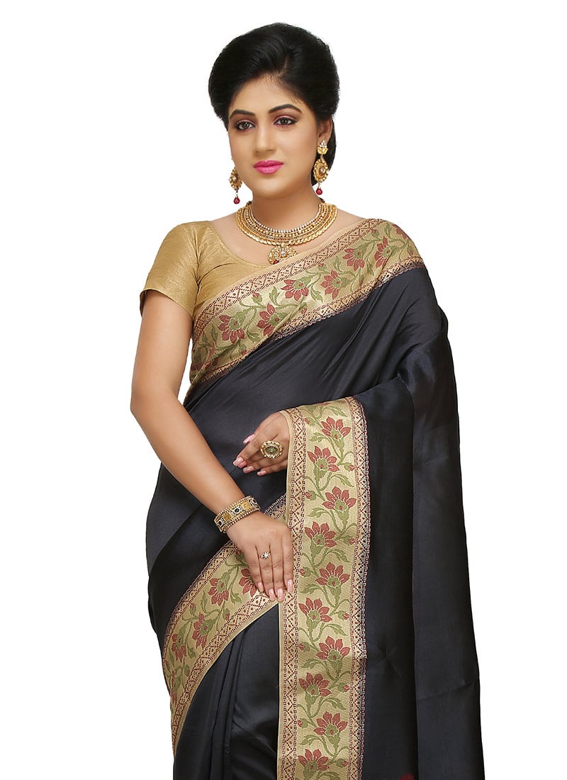 Buy Pure Silk Sarees Designs Online Shopping - Cbazaar