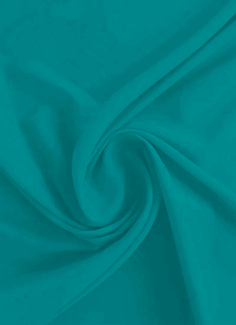 Shop Blue Faux Crepe Fabric Online at Best Price | Cbazaar