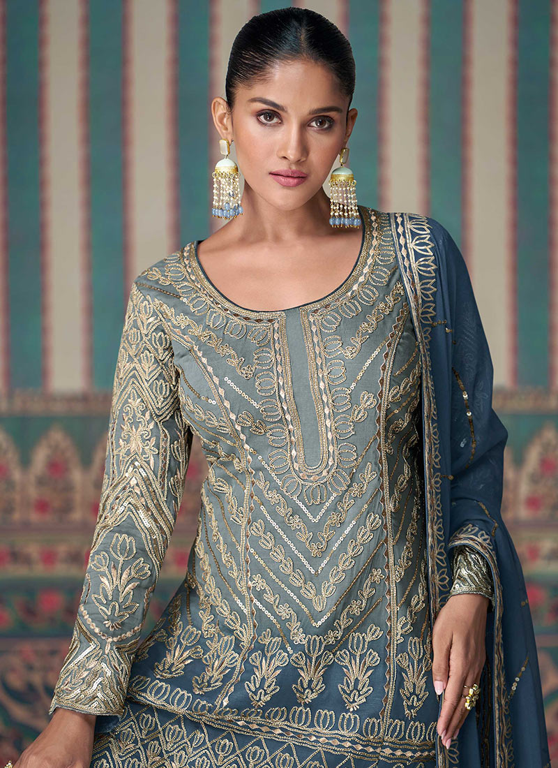Latest Sharara Suits Designs For Women